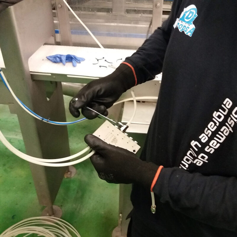 Aplicación Engrase. Sector Alimentación - TRIBOLUTION - Sistemas de lubricación y engrase ...